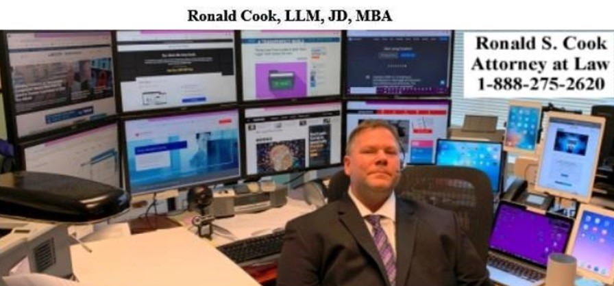 About Attorney Cook - Ronald S. Cook, LLM, JD, MBA